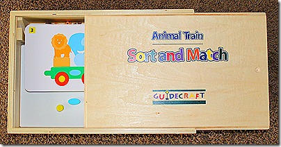 Animal Train Sort & Match {A Guidecraft Mom Review & Giveaway Link}